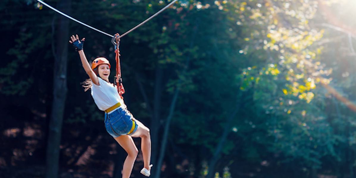 Hocking Hills Ziplines | Cruising the Forest Canopy - Cut Above Cabins